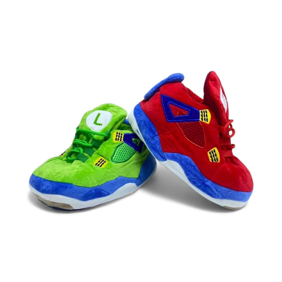 Sneaker Slippers Super Bros 4s – Fluffy Plush Comfort | Trend Sellers